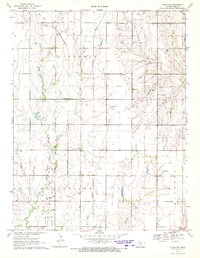 Hi-Res Interactive Map of Lyons NW, Rice County, KS in 1970 | Pastmaps